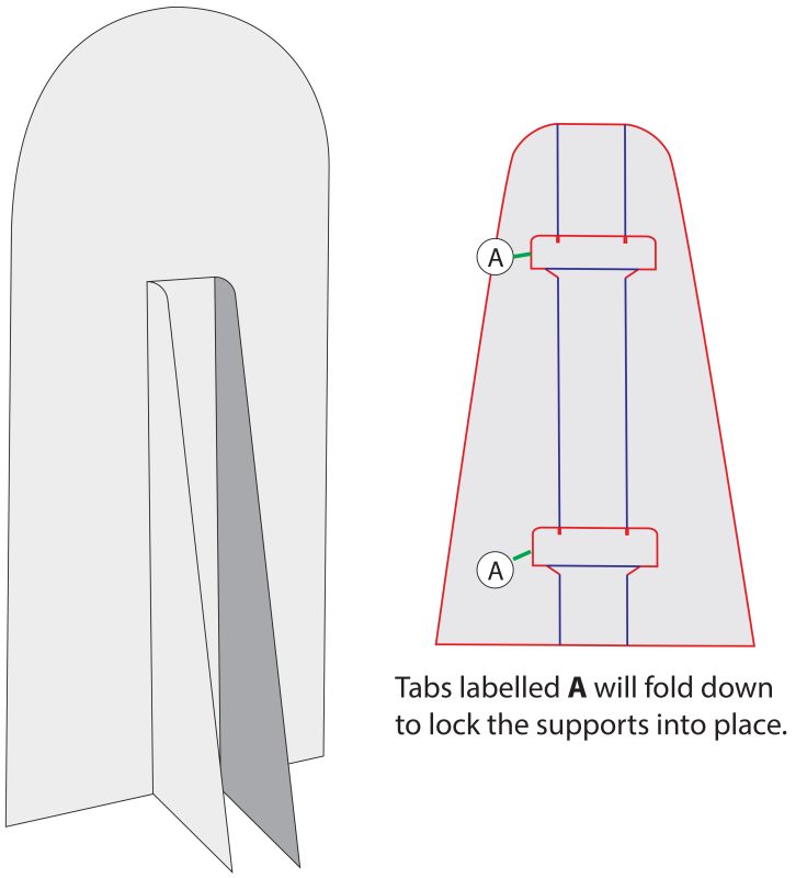 STAND/STRUTS for Backdrop and Boards - My Party and More